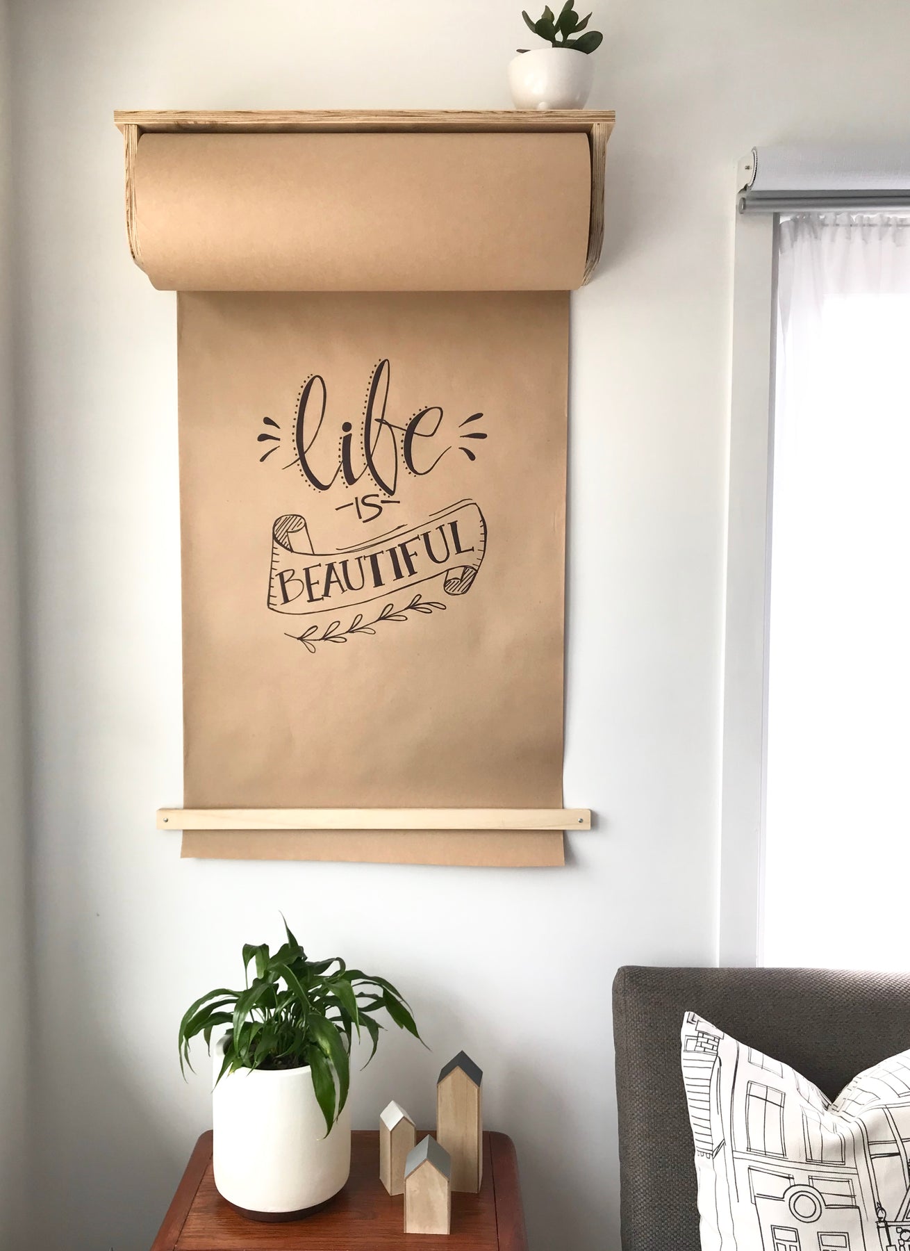 Ply Kraft Paper Roller with Shelf – Love Bradbury